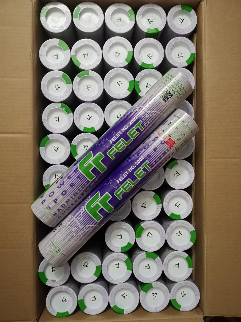 FELET 2002 / RSL Ultimate Shuttlecocks - Speed 77, Sports Equipment ...