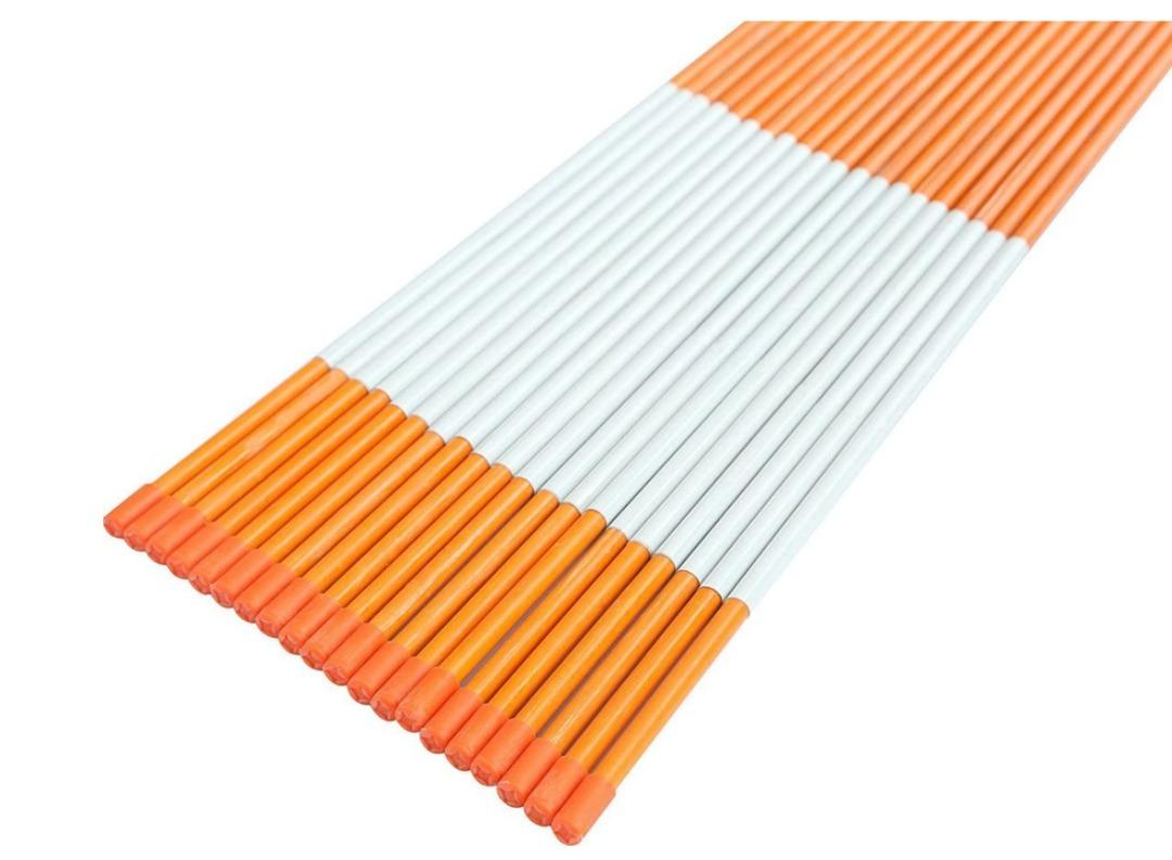 Fibermarker Reflective Driveway Markers 72-Inch Orange 20-Pack 5/16 ...