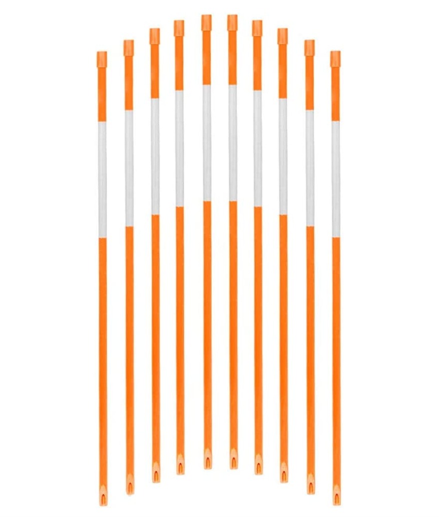 Fibermarker Reflective Driveway Markers 72-Inch Orange 20-Pack 5/16 ...