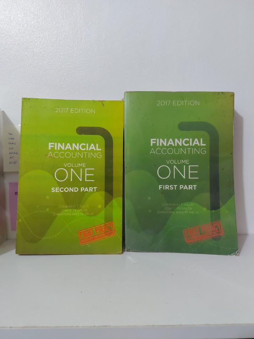 Financial Accounting One Part 1 and 2 by Valix, Hobbies & Toys, Books ...
