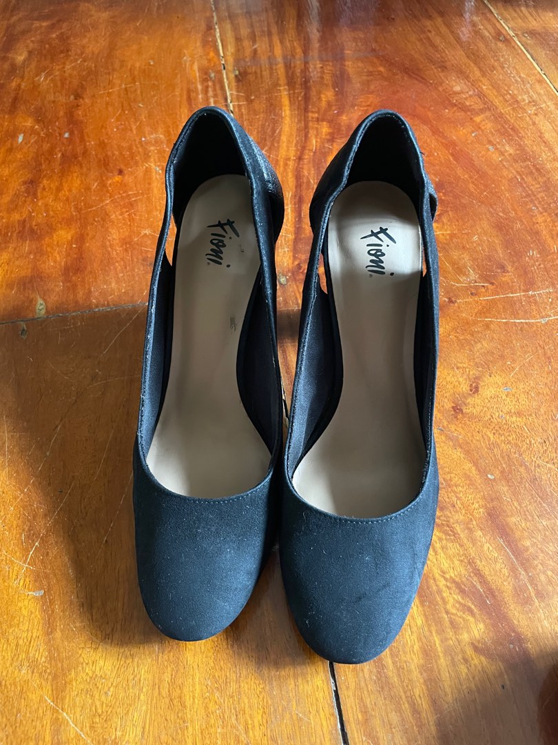 Fiona Black Heels, Women's Fashion, Footwear, Heels on Carousell