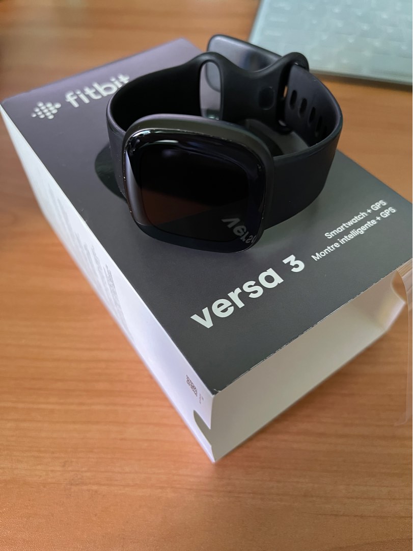Fitbit Versa 3 Black, Mobile Phones & Gadgets, Wearables & Smart ...