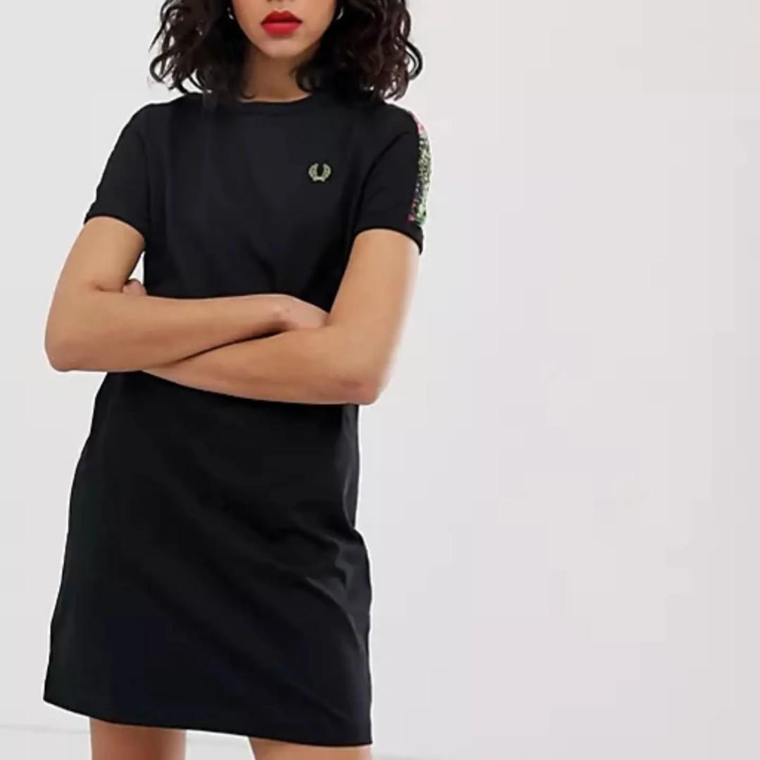 Fred Perry x Liberty Trim Ringer Dress, Women's Fashion, Dresses & Sets ...