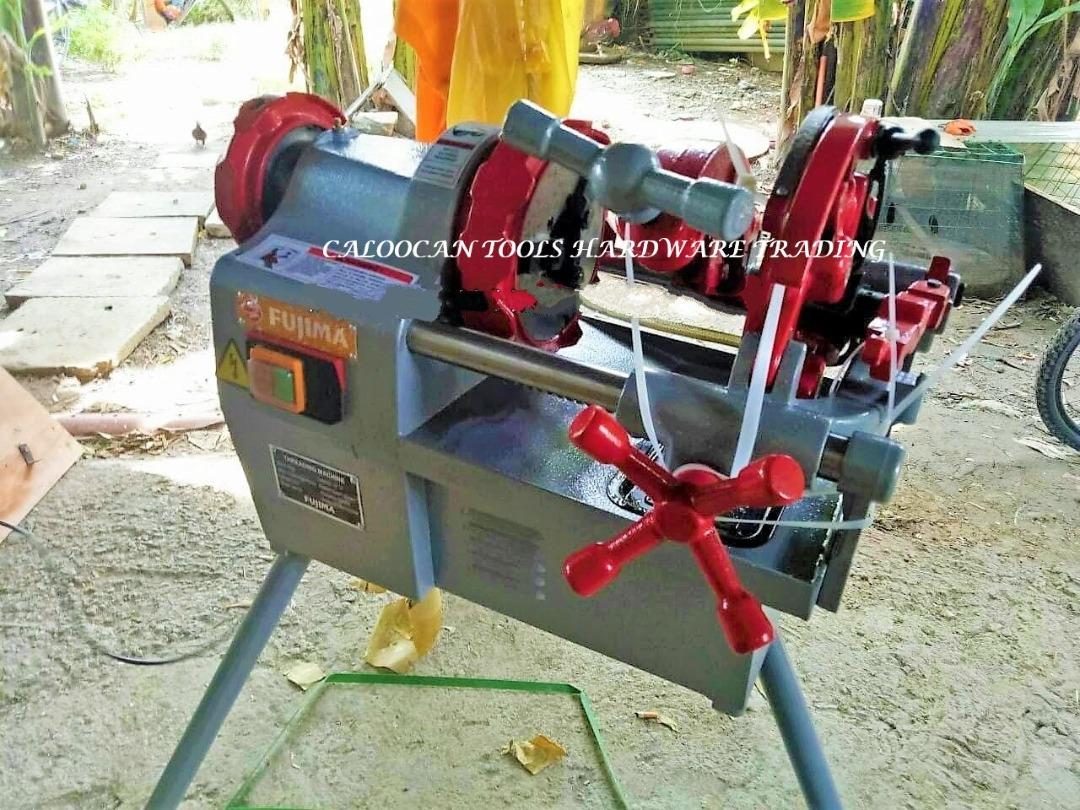 FUJIMA Japan 1/2"-4" 750W Industrial Rigid Type Pipe Threading Machine ...