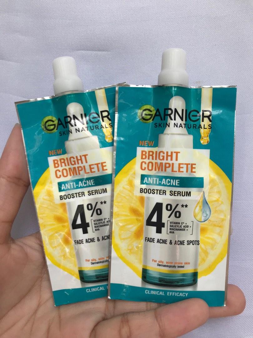 Garnier Bright Complete Anti Acne Booster Serum Vitamin C 7.5ml Vial ...