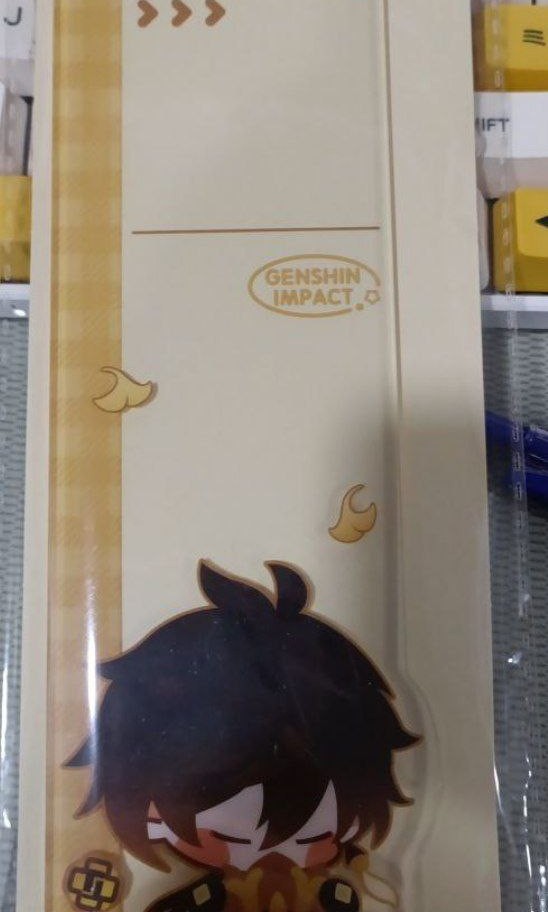 Genshin Impact Zhongli Acrylic Bookmark Stand, Hobbies & Toys ...