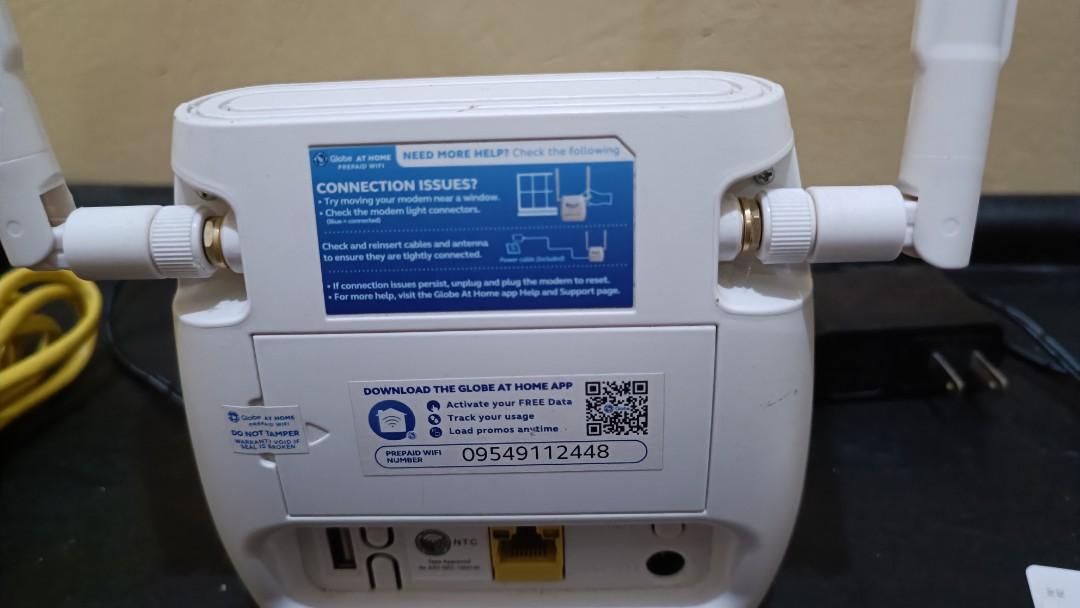 Globe Home Prepaid Wifi-Tozed Model(with original sim PLUS FREE GOMO ...
