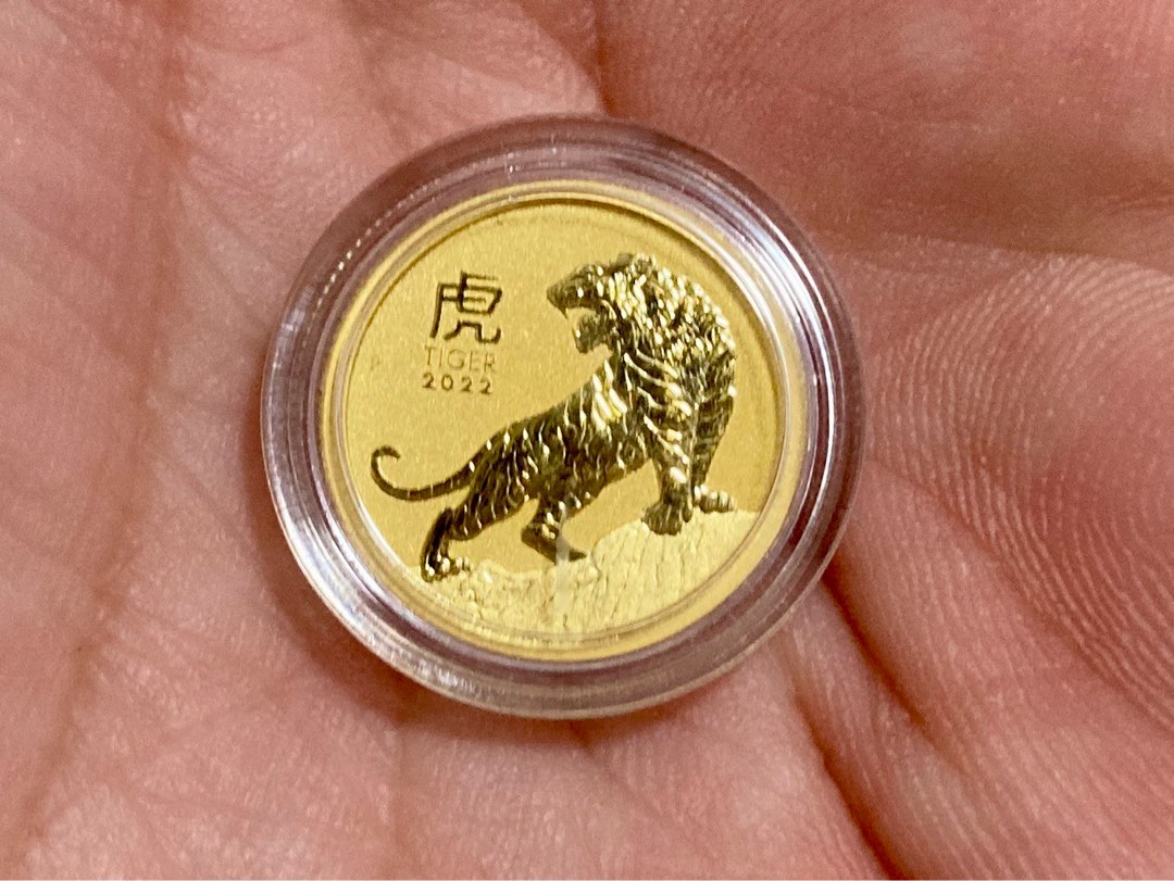Gold Coin 1/10oz Lunar Tiger Series 3, Hobbies & Toys, Memorabilia ...