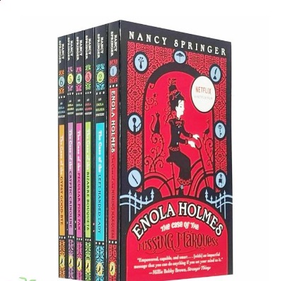 GU [SG stock] An Enola Holmes Mystery Series (6 Books) Collection Set ...