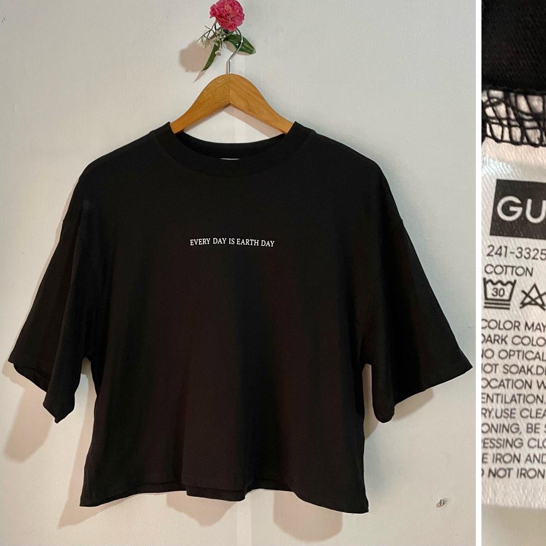 Gu Statement Boxy top, Women's Fashion, Tops, Shirts on Carousell