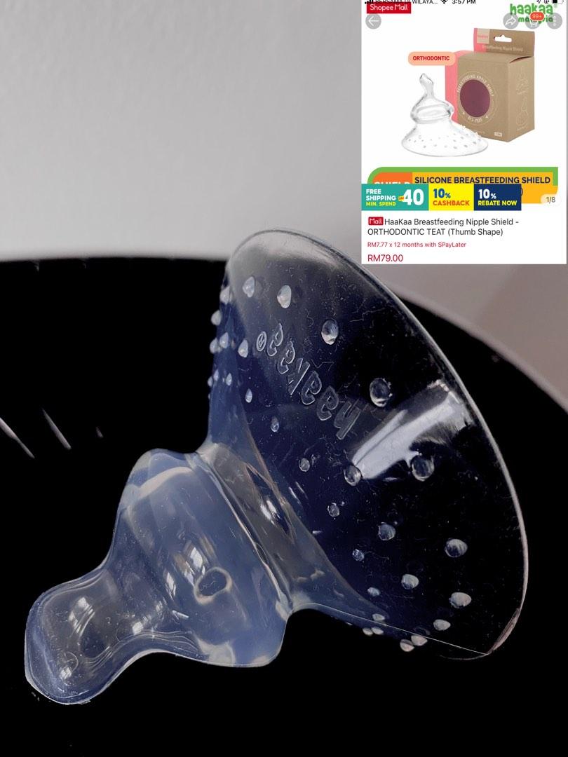 Haakaa Silicone Breastfeeding Nipple Shield, Babies & Kids, Nursing ...