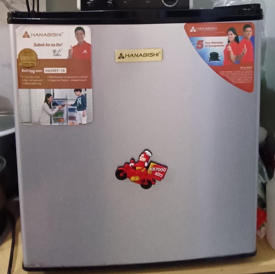 Hanabishi 1.8 cu.ft. Personal Refrigerator HASREF18, TV & Home ...