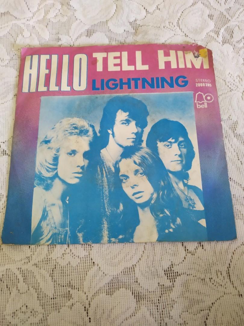 Hello - Tell Him (7" single) VINYL PLAKA, Hobbies & Toys, Music & Media ...
