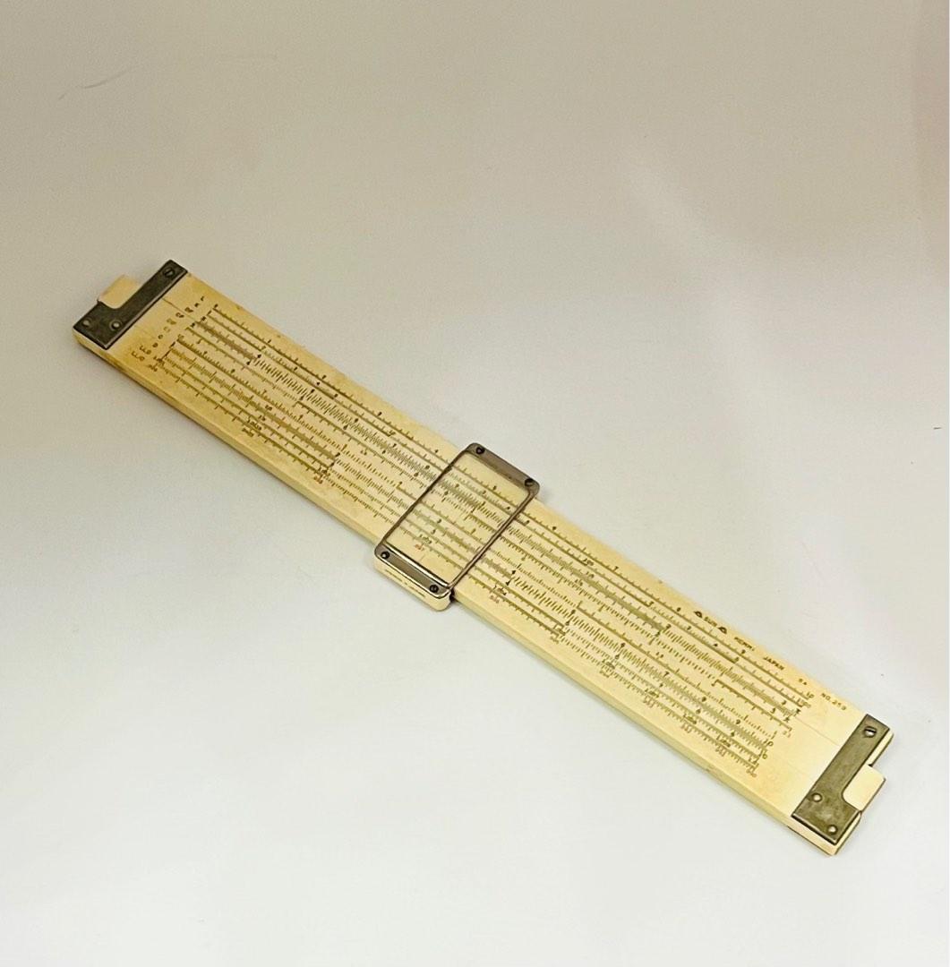 HEMMI Japan No.259 Vintage Bamboo Slide Rule, 興趣及遊戲, 收藏品及紀念品, 古董收藏 ...