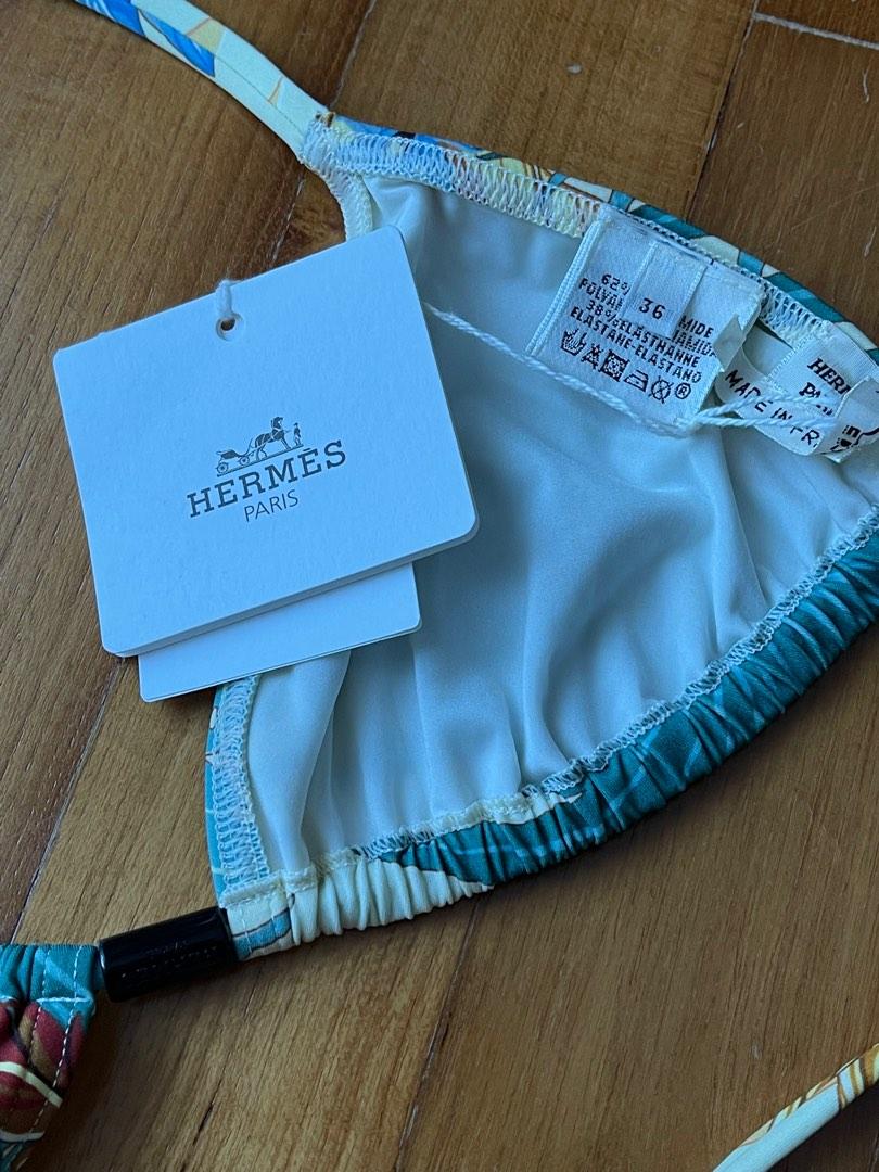 Hermes Tie Back String Bikini size 36, Women's Fashion, Swimwear ...