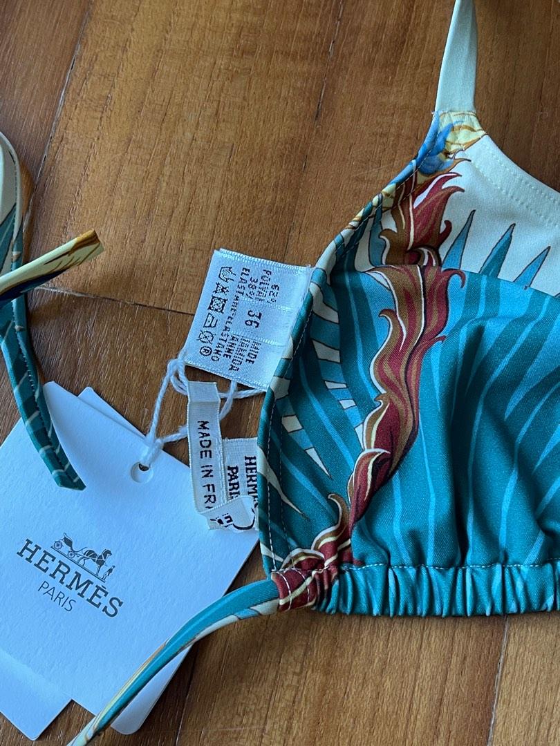 Hermes Tie Back String Bikini size 36, Women's Fashion, Swimwear ...