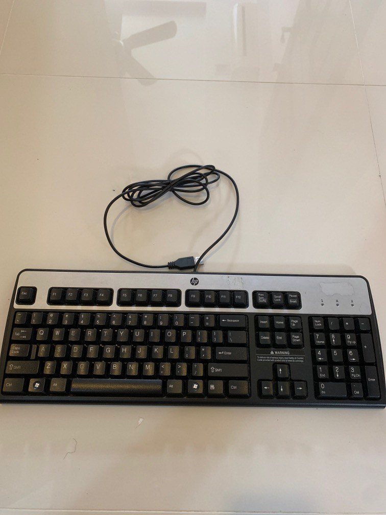 HP usb keyboard, Computers & Tech, Parts & Accessories, Computer ...