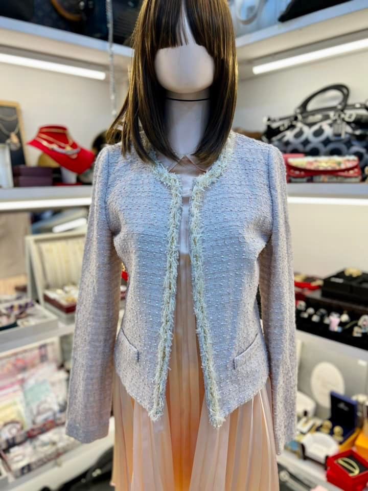 HQ KOREAN TWEED BLAZER, Women's Fashion, Coats, Jackets and Outerwear ...