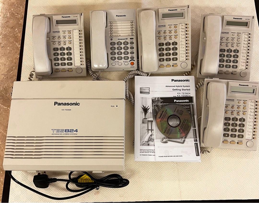 Hybrid Telephone PBX with 5 instruments, Computers & Tech, Office ...