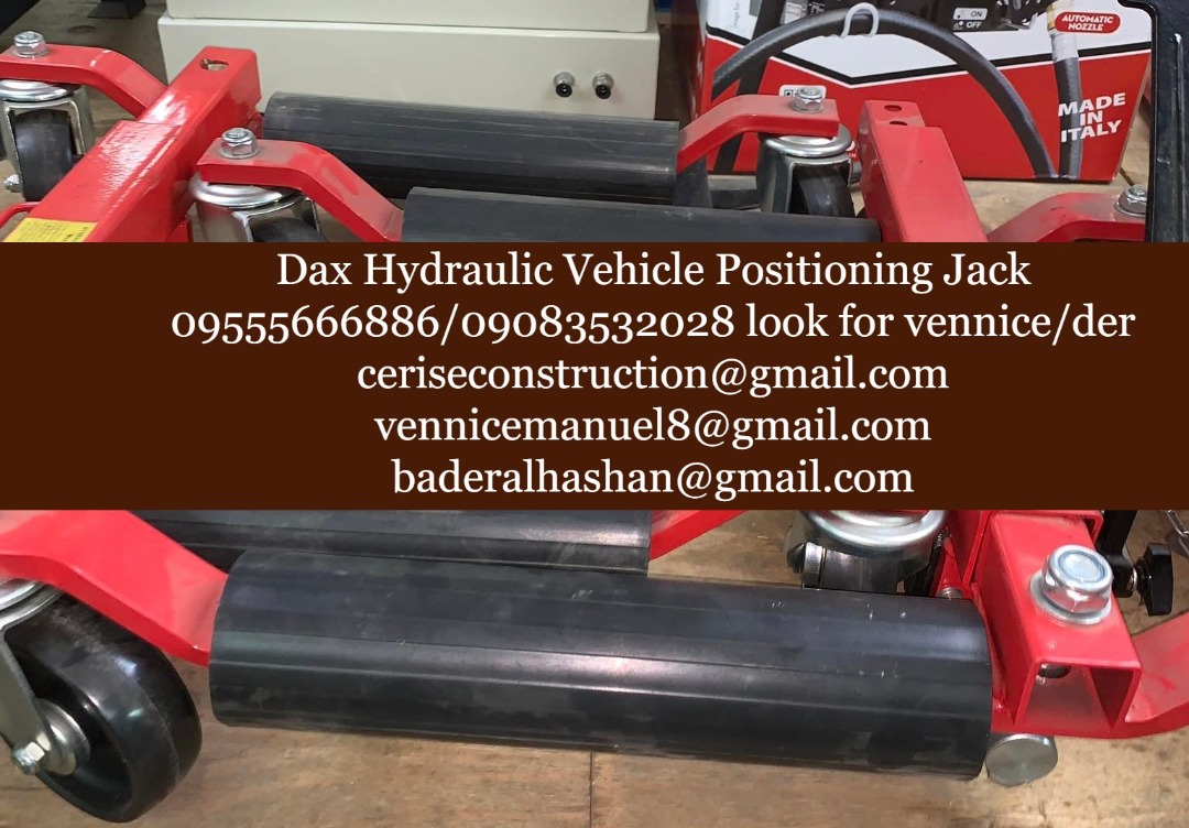 Hydraulic vehicle positioning jack, Commercial & Industrial ...