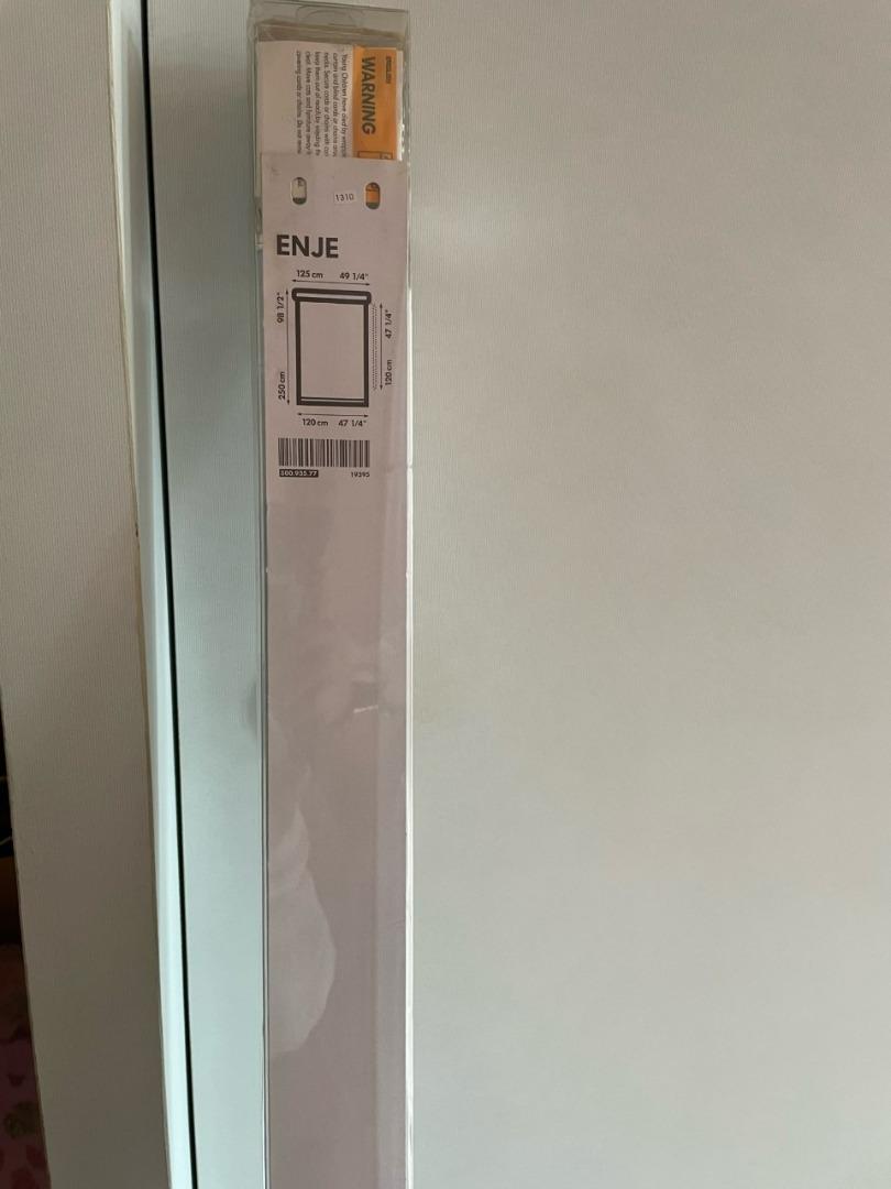 IKEA ENJE Roller Blind_White, Furniture & Home Living, Home Decor ...