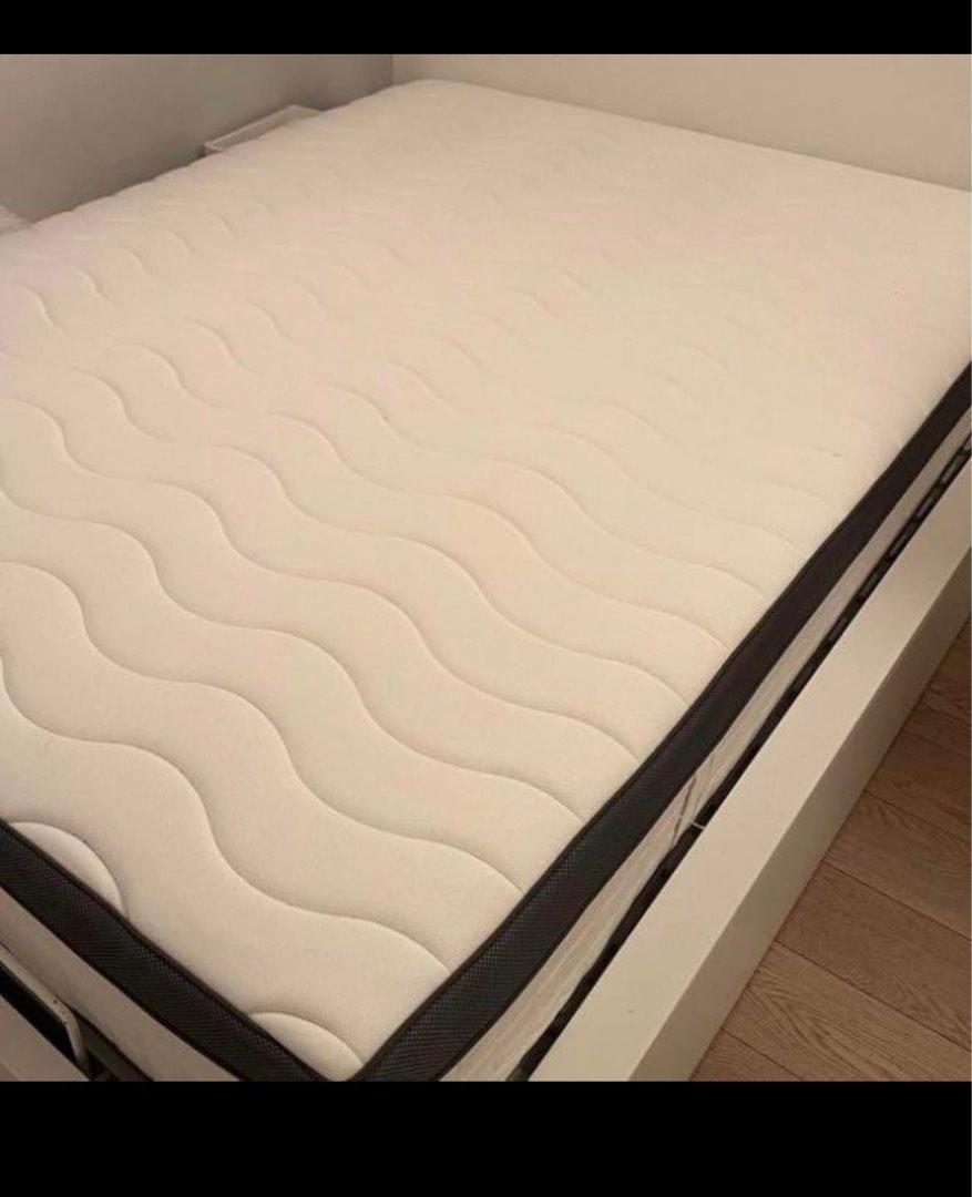 IKEA Fillan queen size Mattress, 傢俬＆家居, 傢俬, 床架及床褥 - Carousell