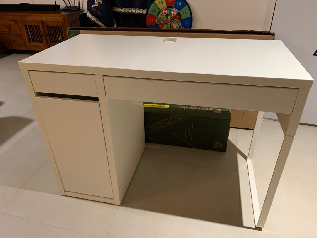 Ikea study table, Furniture & Home Living, Furniture, Tables & Sets on ...