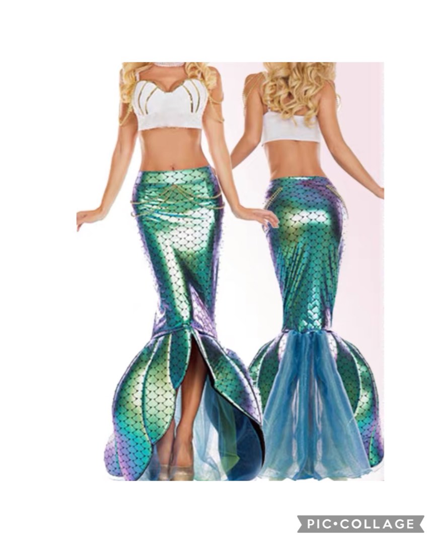 IN STOCK Female mermaid costume adult mermaid costume Halloween costume ...