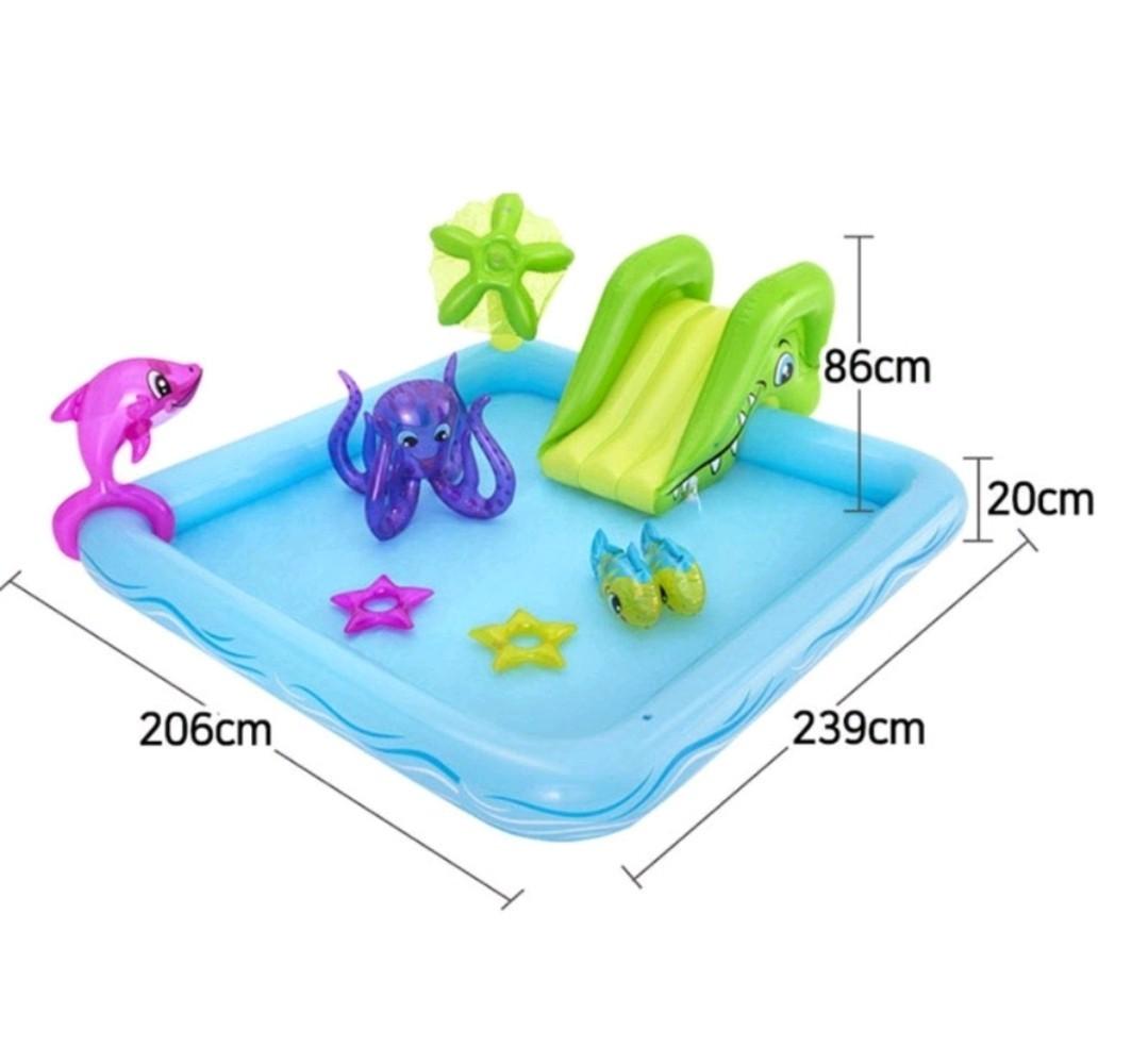Inflatable Splash Pool, Babies & Kids, Infant Playtime on Carousell