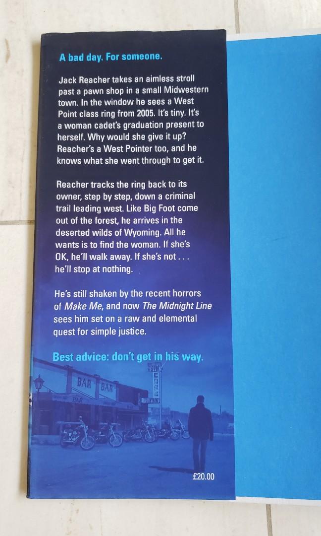 Jack Reacher - The Midnight Line, Hobbies & Toys, Books & Magazines ...