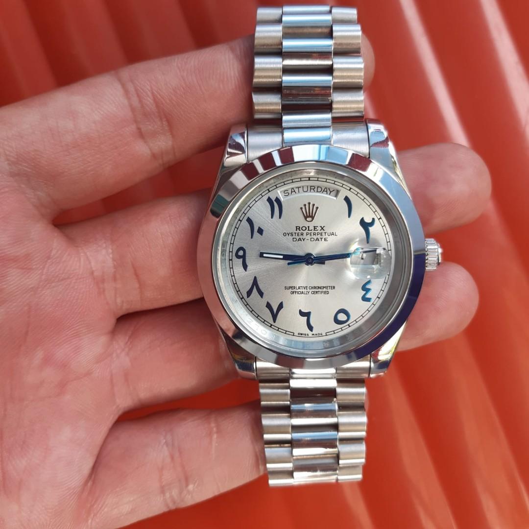 Jam Rolex Sultan Arabic, Barang Mewah, Jam Tangan di Carousell