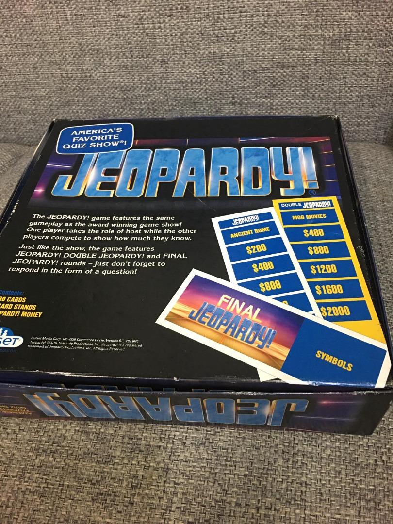 Jeopardy! Board Game, Hobbies & Toys, Toys & Games on Carousell
