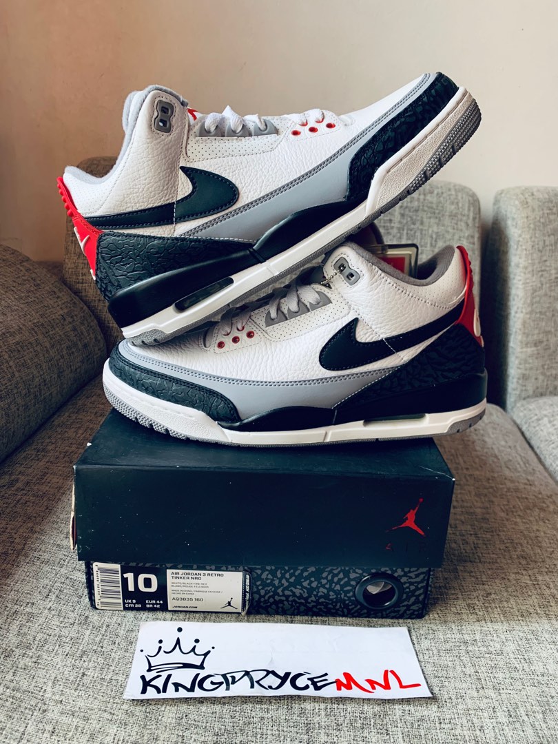 Jordan 3 Tinker, Men's Fashion, Footwear, Sneakers on Carousell
