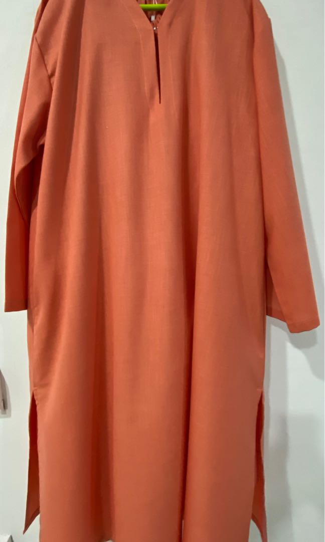 Kaifiyyah pooja set - Orange, Women's Fashion, Muslimah Fashion, Baju ...
