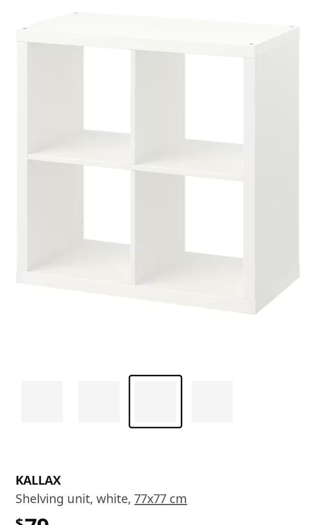 Kallax Shelves 2 x2 - 1 set available, Furniture & Home Living ...