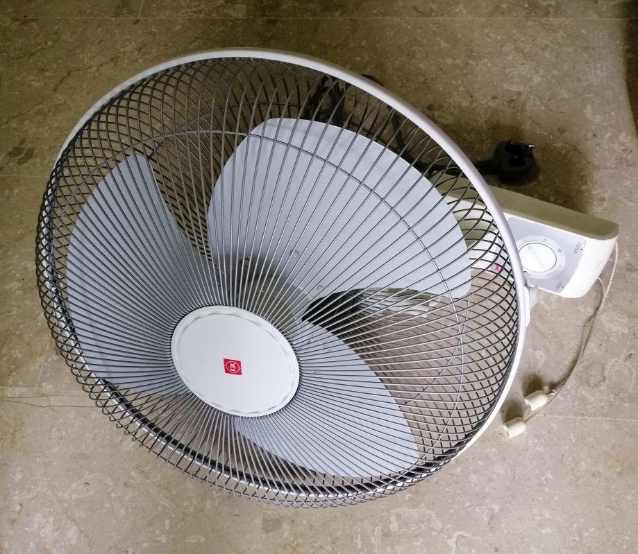 KDK 16" Wall Fan string pulling type, Furniture & Home Living, Lighting ...