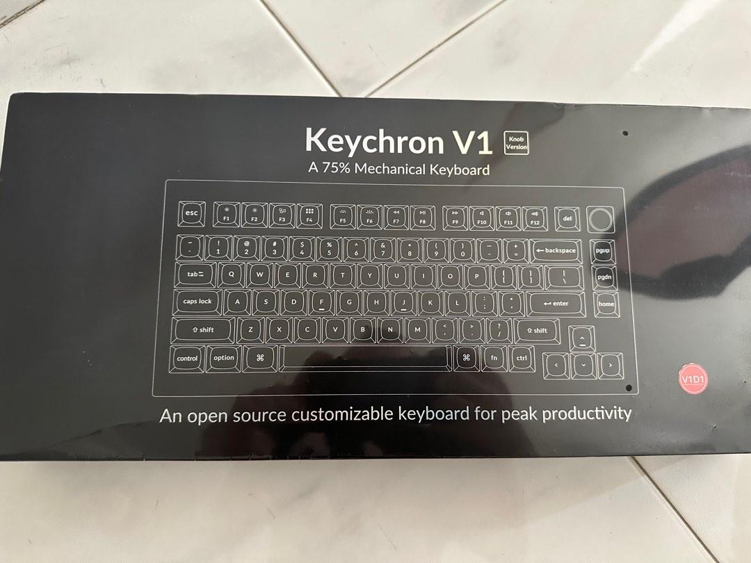 Keychron V1 fully assembled with keycaps and switches, Computers & Tech ...