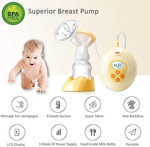 Kinyo Electric Breast Pump,Single Breast Pump,Automatic Breastfeeding ...