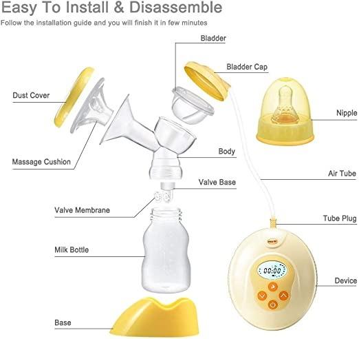 Kinyo Electric Breast Pump,Single Breast Pump,Automatic Breastfeeding ...
