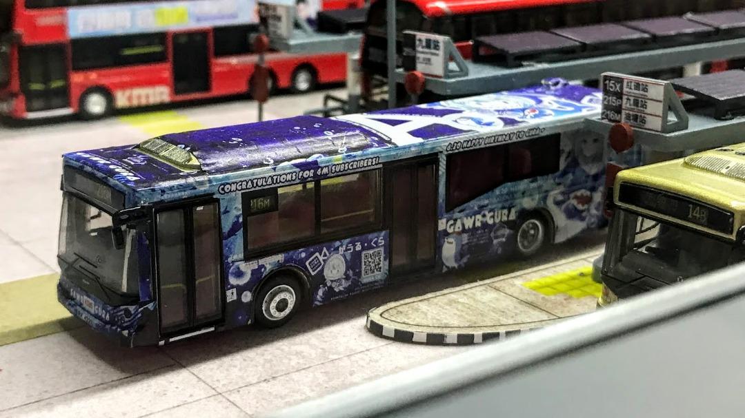 KMB九巴 AVC 富豪 B7RLE Tiny巴士 巴士模型, 興趣及遊戲, 玩具 & 遊戲類 - Carousell