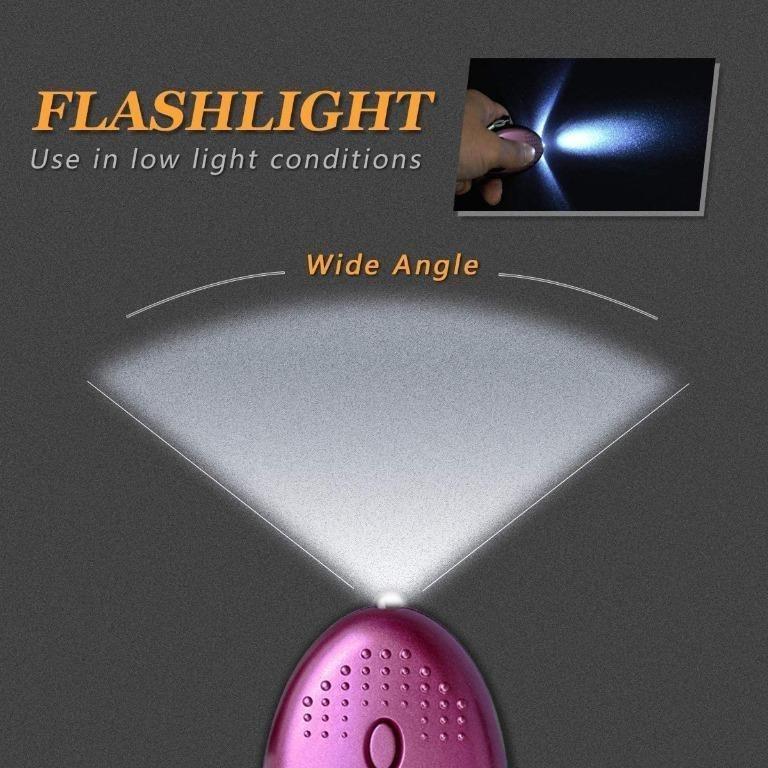 KNM.Personal Alarm, SLB 3 Pack Security Alarms Keychain with LED ...