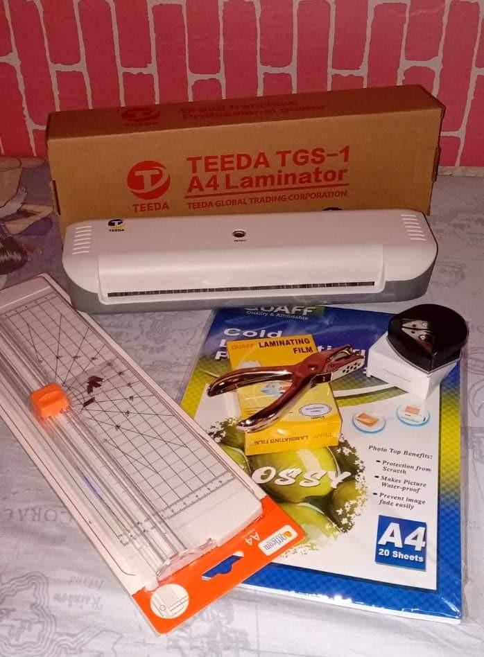 Laminating Machine Quaff and Teeda, Computers & Tech, Office & Business Technology on Carousell