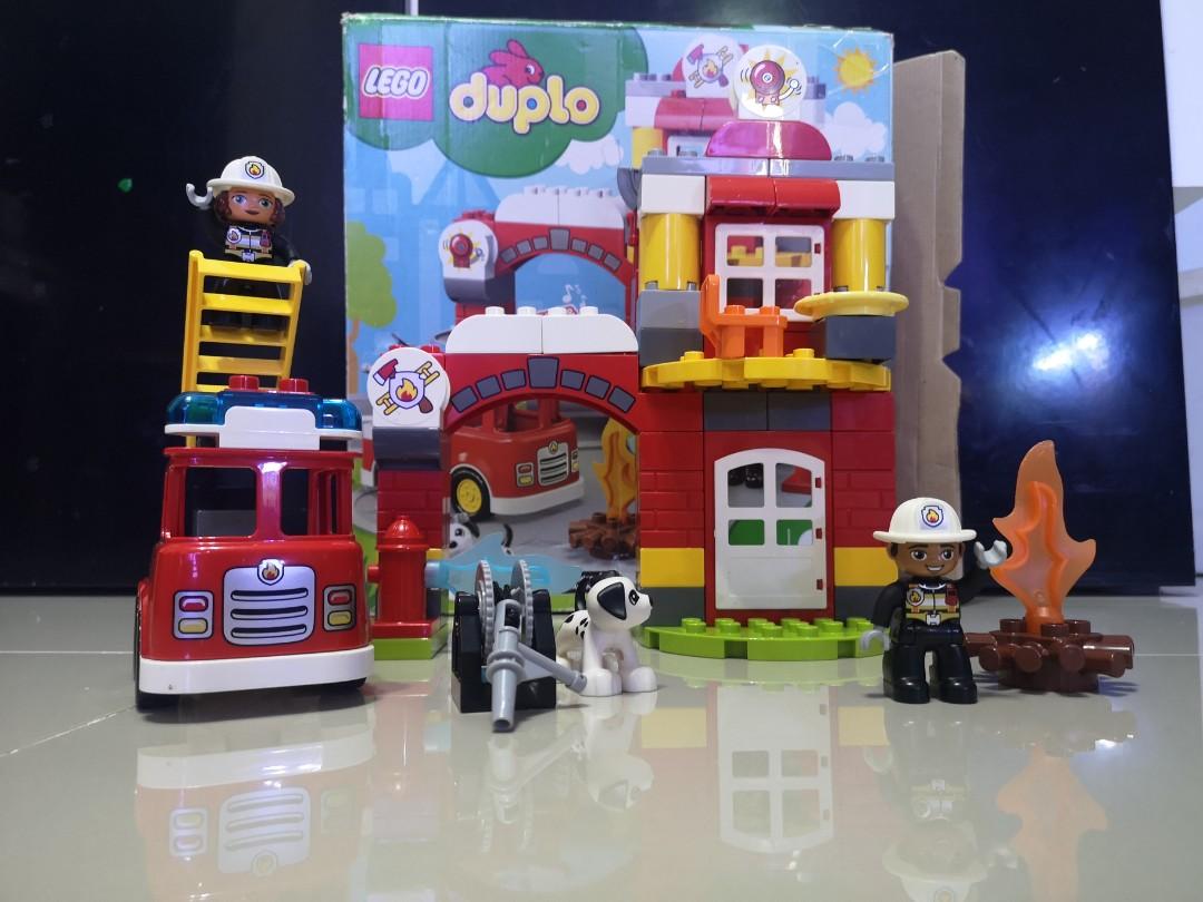 Lego Duplo Fire Station, Hobbies & Toys, Toys & Games on Carousell
