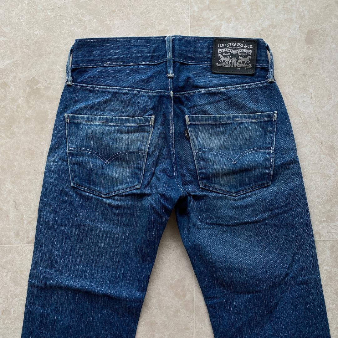 Levi's 504 Black Label Straight Denim Jeans, Men's Fashion, Bottoms ...