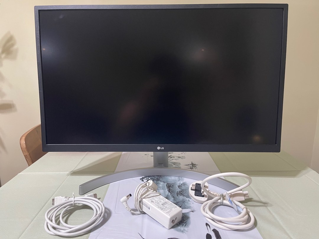 LG 27UL500-W 27 inch 4k UHD IPS LED Monitor, Computers & Tech, Parts ...