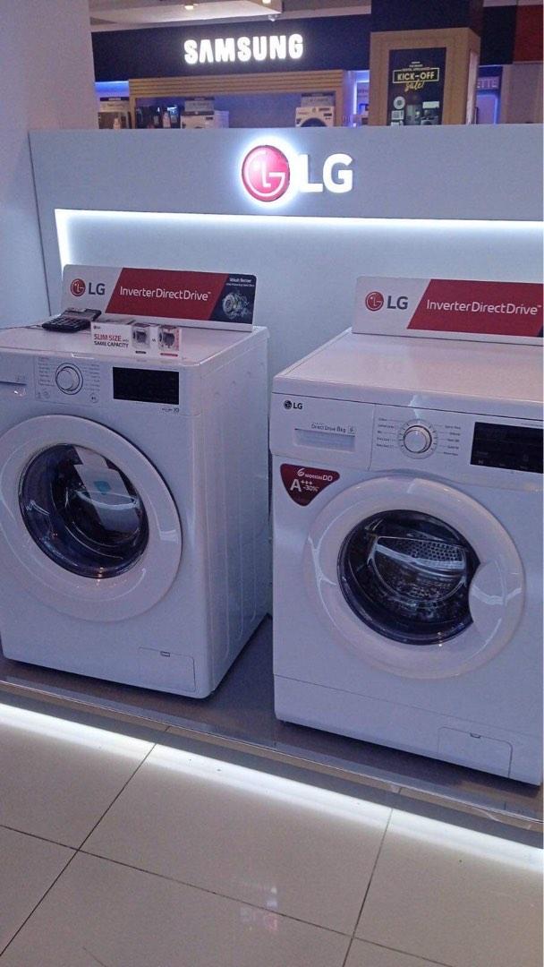 LG FRONT LOAD INVERTER WASHING MACHINE, TV & Home Appliances, Washing ...