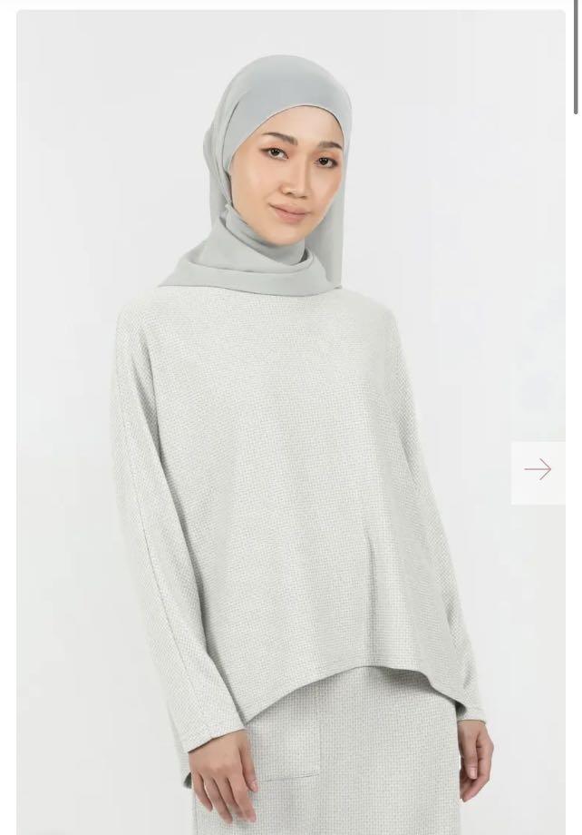 Lilit - Comeback Light Tweed Top and Skirt in Dusty Green, Women's ...