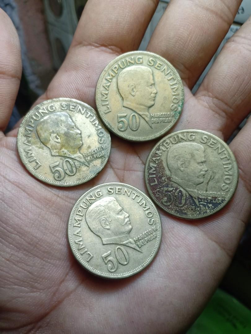 Limang sentimo Marcelo H Del pilar 50 per set availble 3set, Hobbies ...