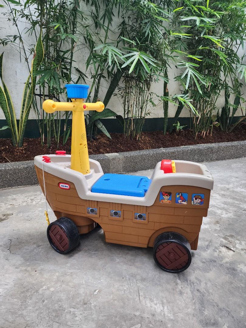 Little tikes ride on pirate ship, Hobbies & Toys, Toys & Games on Carousell