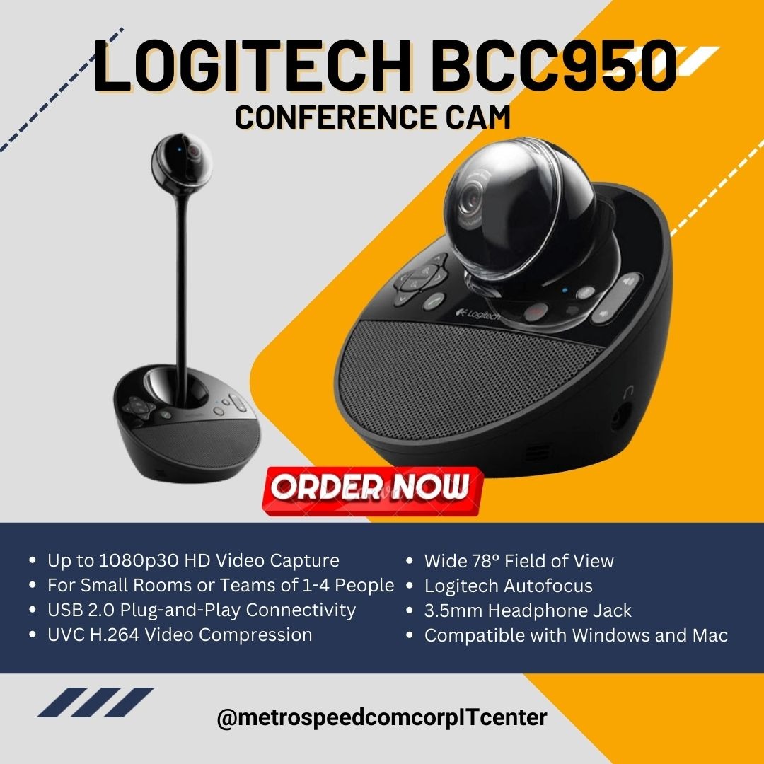 LOGITECH BCC950, Computers & Tech, Parts & Accessories, Webcams on ...